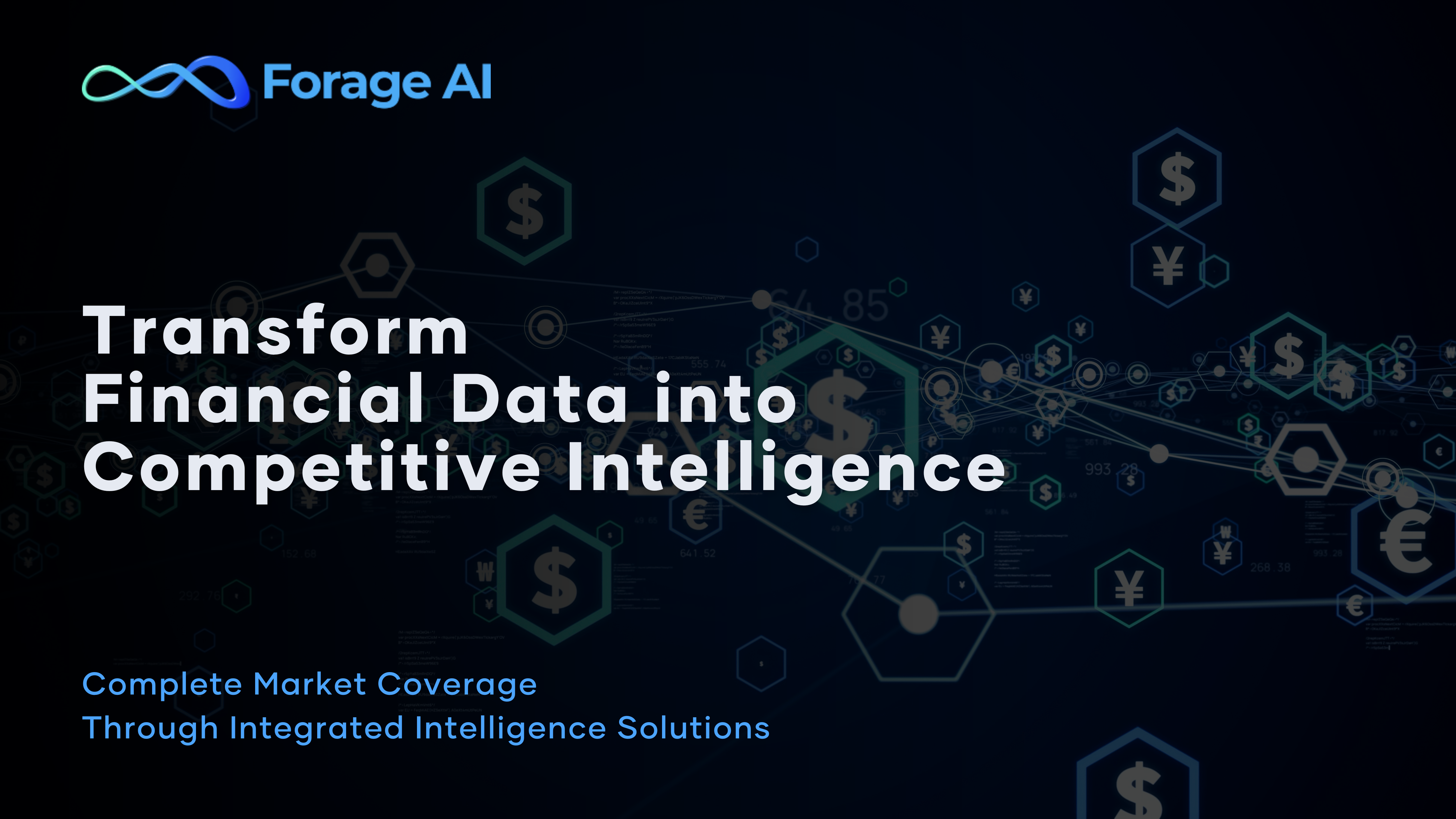 AI Financial Solutions: Build Complete Intelligence